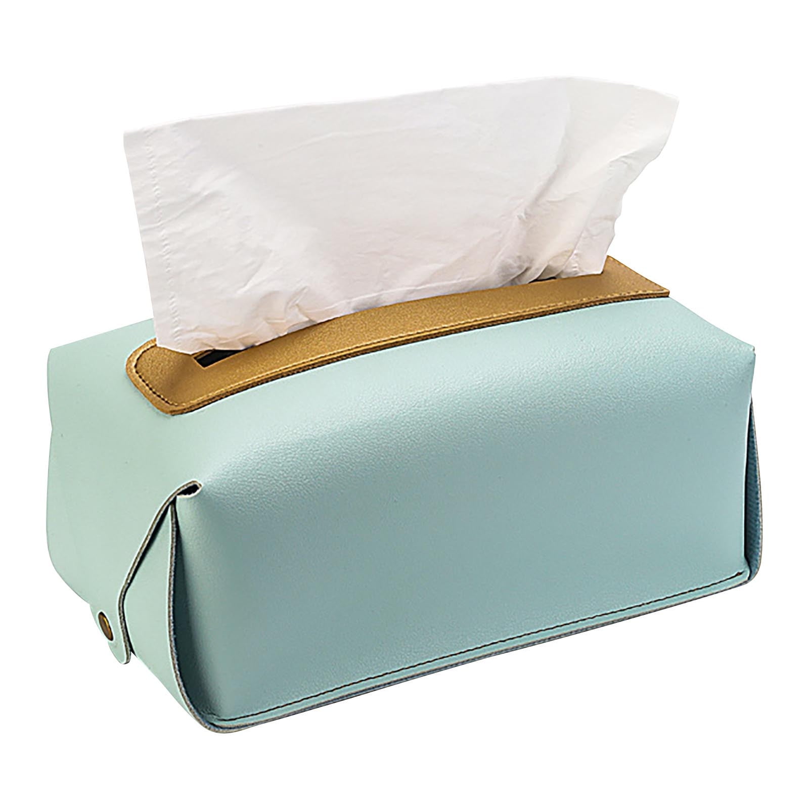 Neoyler Modern Decorative Leather Tissue Box Cover for Home Office and ...