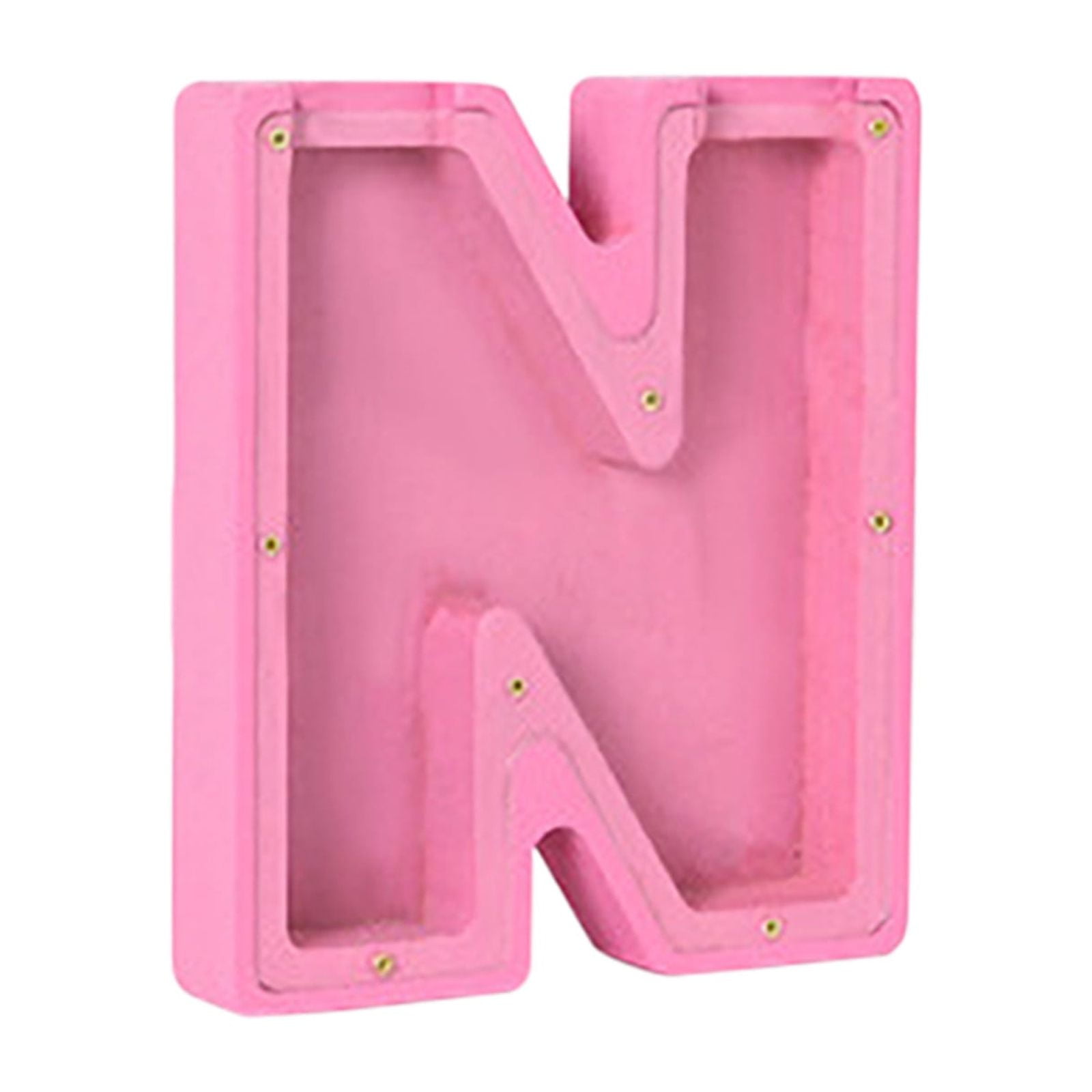 Neoyler Personalized Wooden Alphabet Money Bank for Educational DIY ...