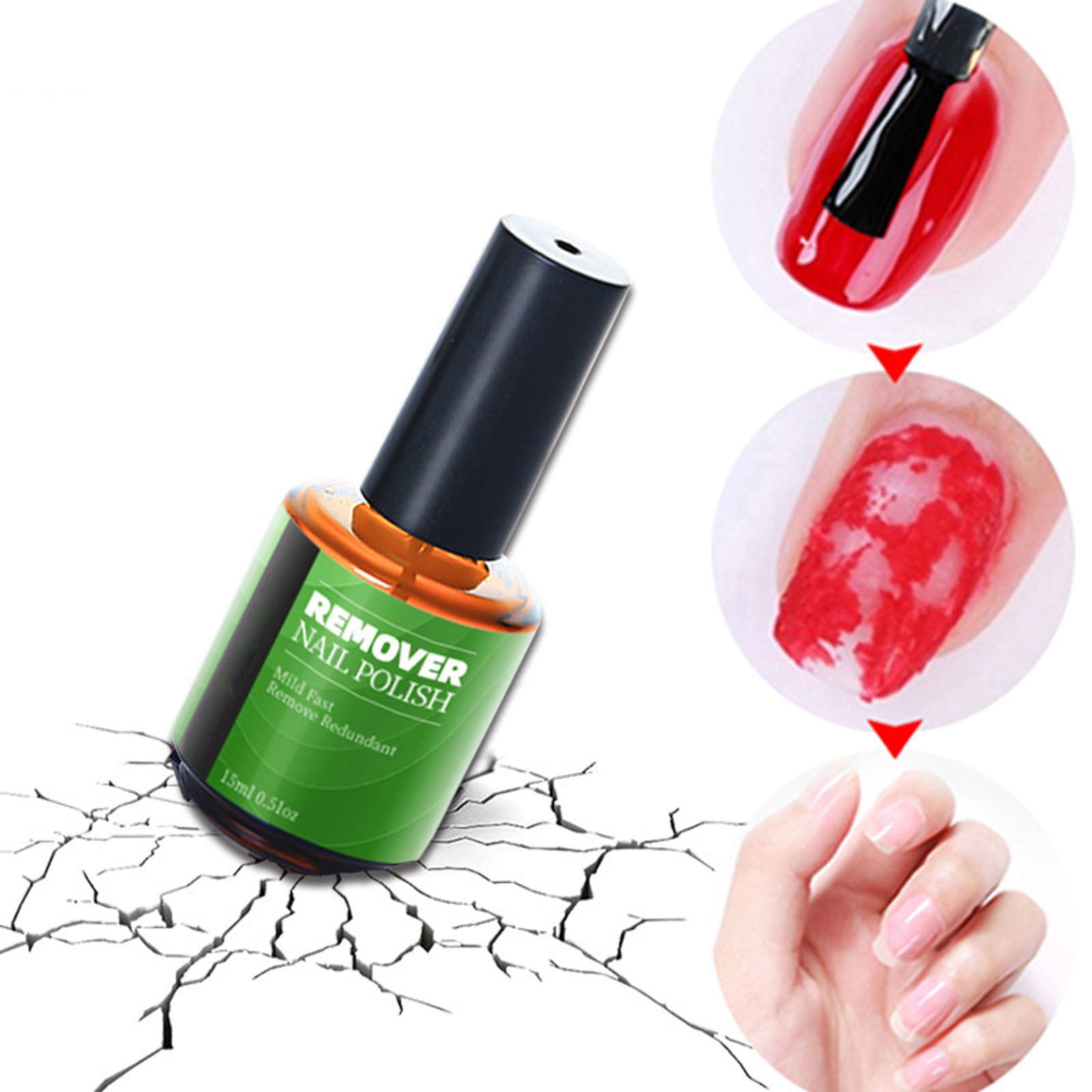 Neoyler Quick Safe Gel Nail Polish Remover 0.5fl oz Removes Acrylic ...