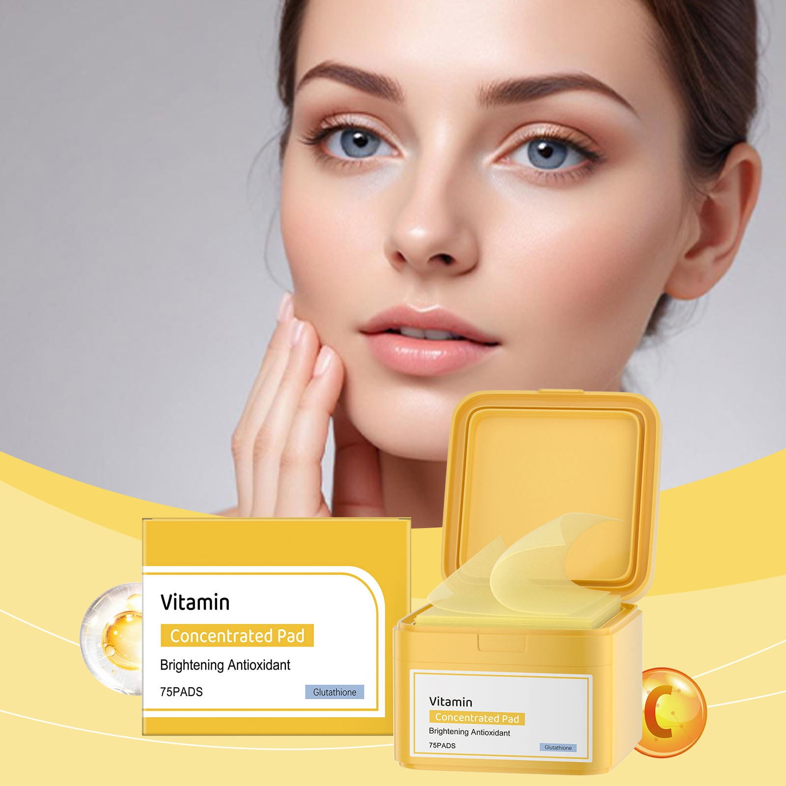 Neoyler Vitamin Concentrated Double sided Pad with Glutathione for ...