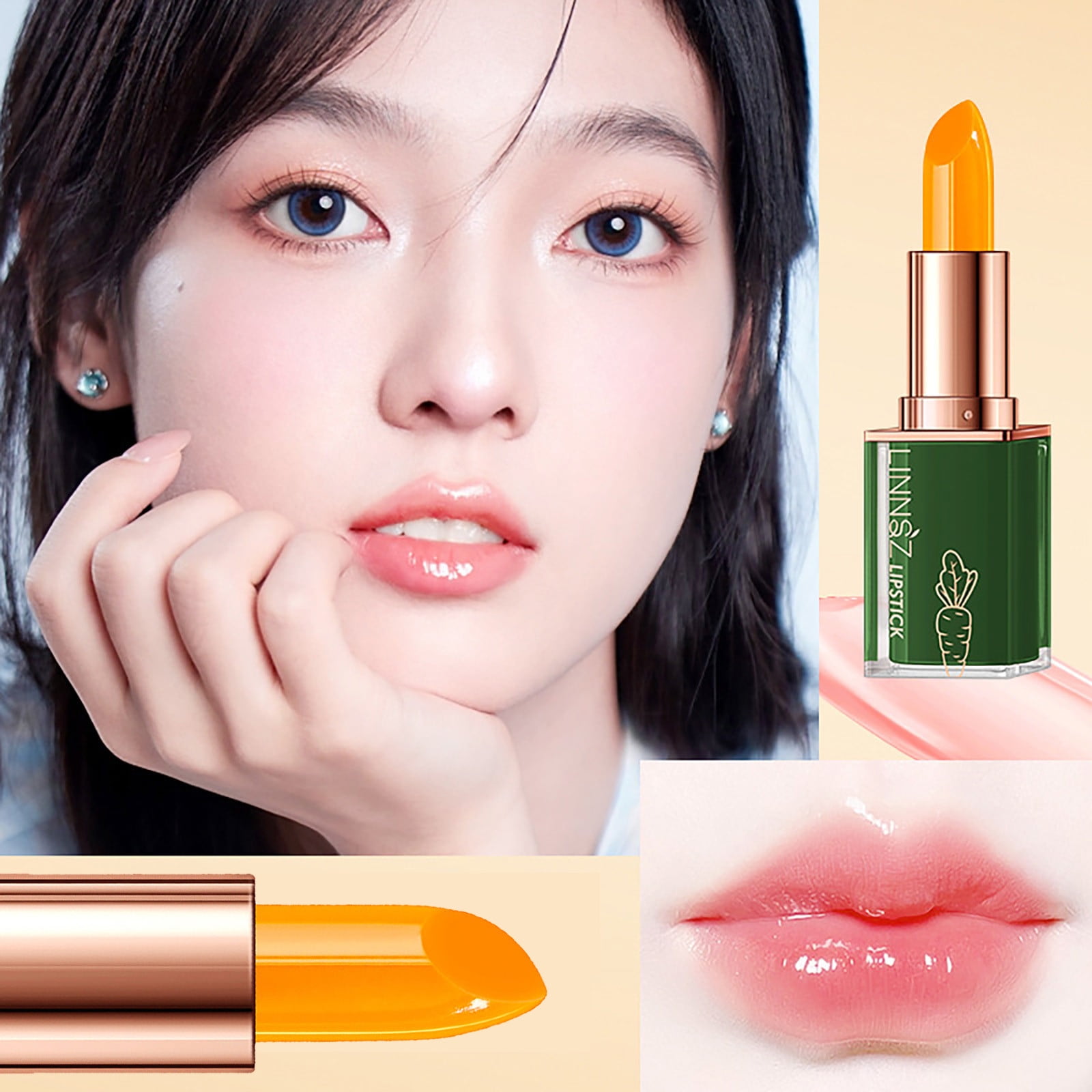Neoyler Warm Color Changing Lipstick with Moisturizing Natural Plant ...