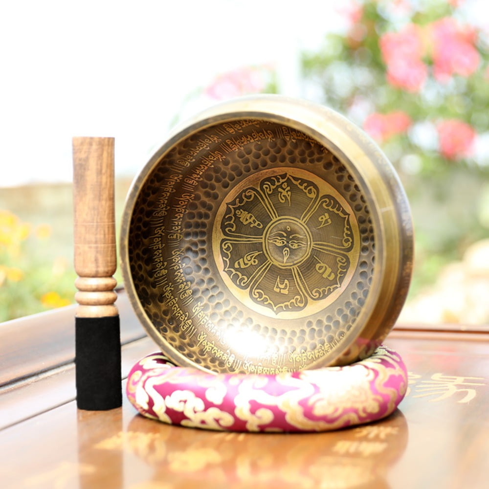 Nepal Handmade Tibetan Bowls Large Brass Singing Bowl Buddhist