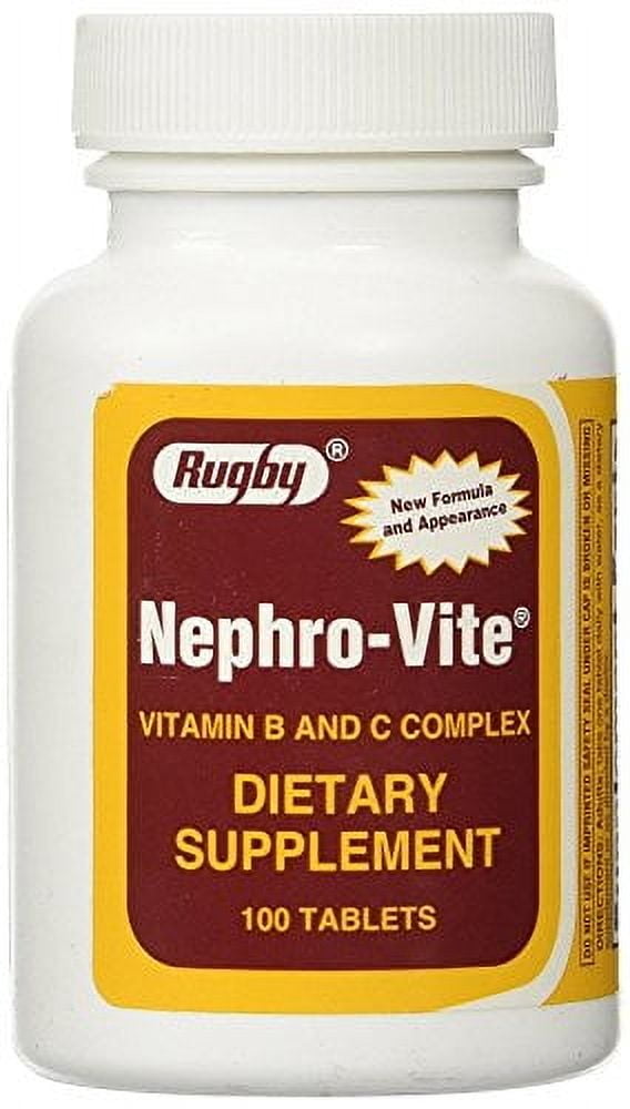 Nephro-Vite Tablets, 100 Count Per Bottle (2 Pack) - Walmart.com