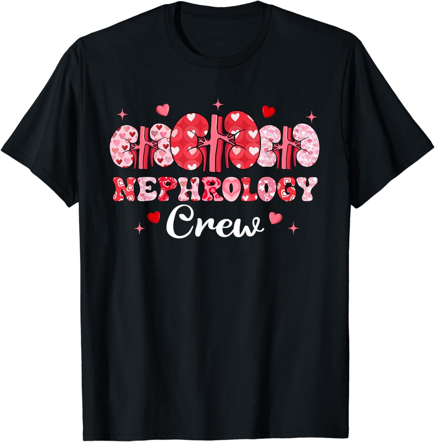 Nephrology Crew Kidney Nephrology Nurse Cute Valentine's Day T-Shirt ...