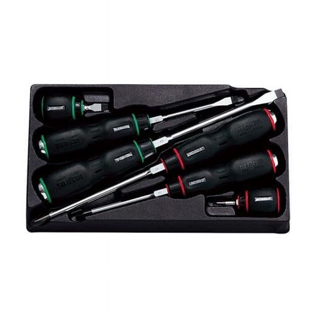Nepro NPNTD106 Resin Handle Cushion Plastic Grip Screwdriver Set - 6 ...