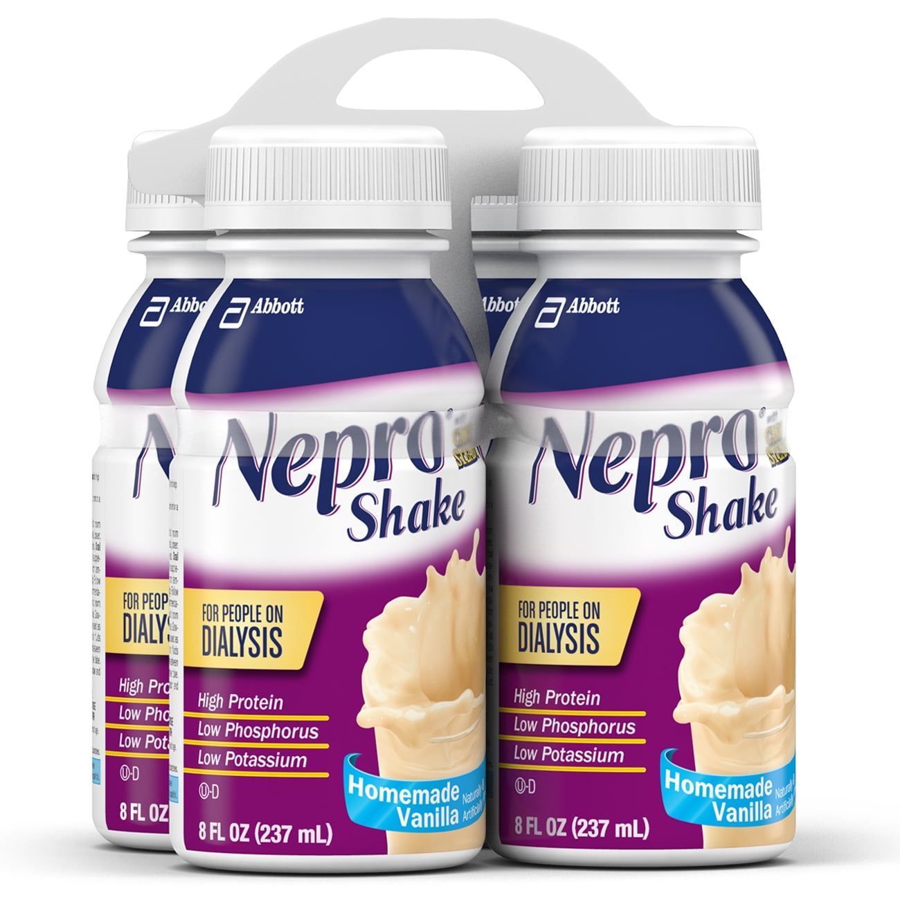 Nepro with Carb Steady Shake, Dialysis Nutrition, Vanilla, 19.1g ...