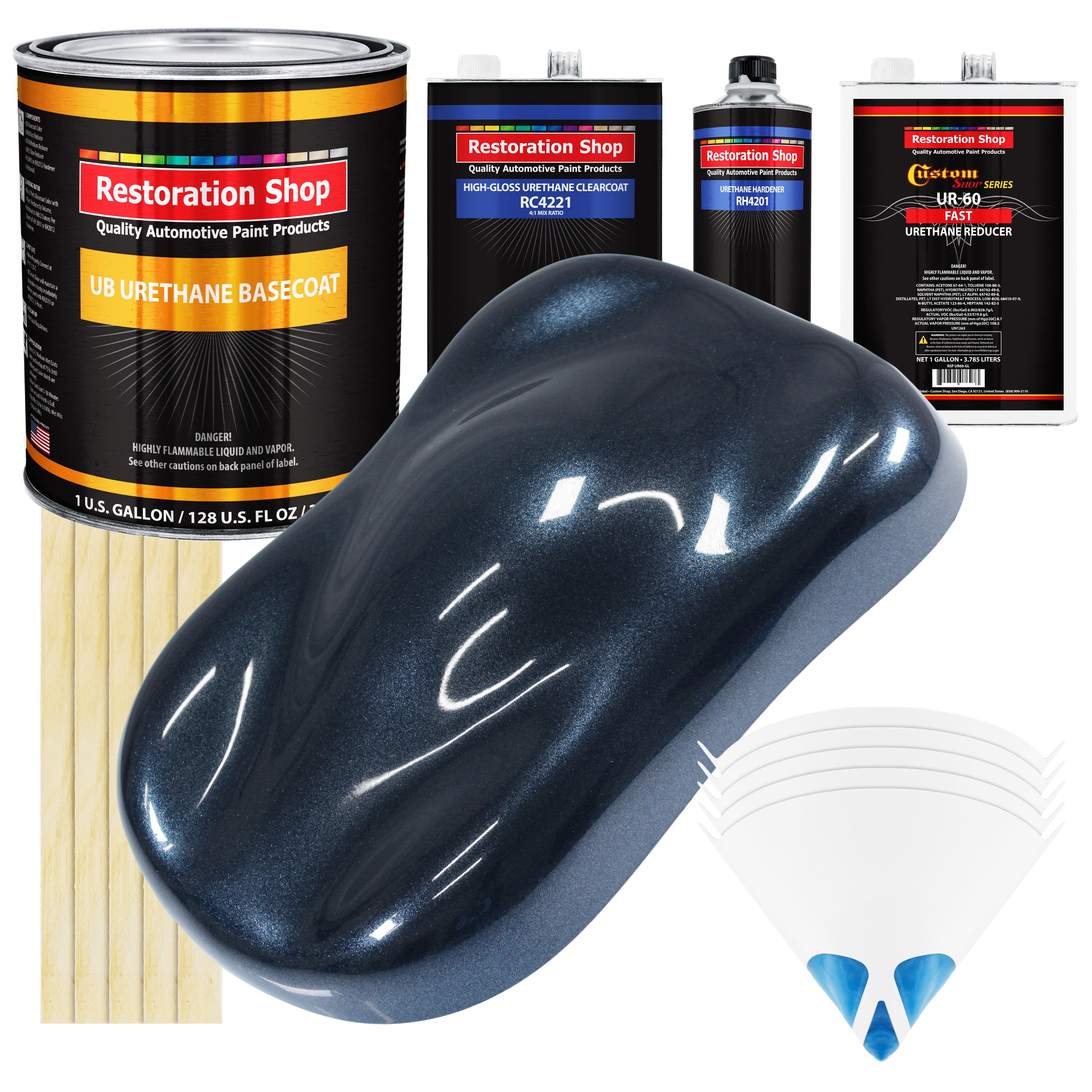 Neptune Blue Firemist Gallon Kit URETHANE BASECOAT Car Auto Paint FAST ...