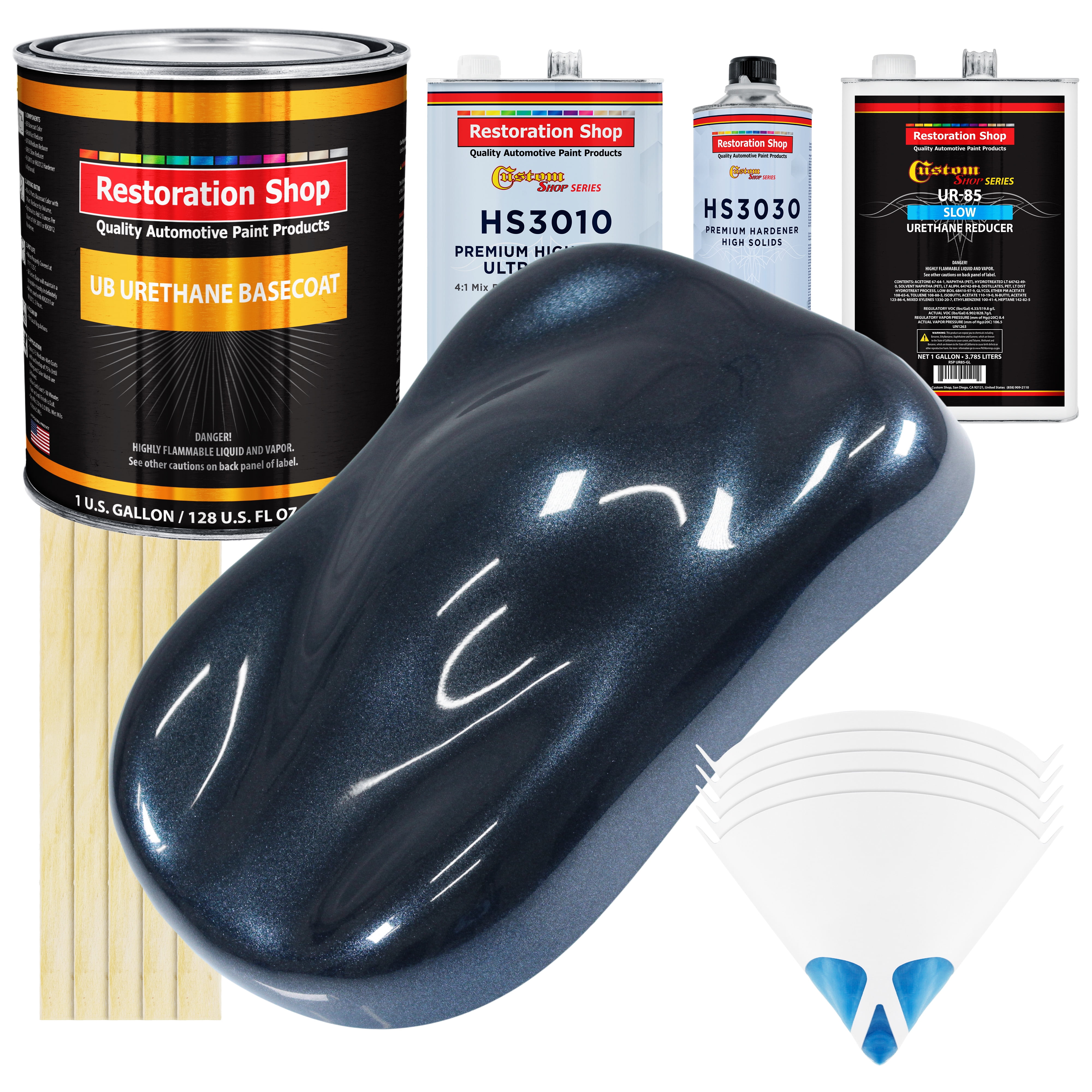 Neptune Blue Firemist Gallon URETHANE BASECOAT CLEARCOAT Car Auto Paint ...
