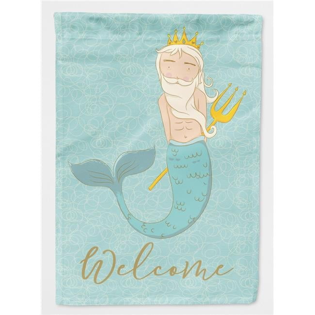 Neptune Merman Welcome Garden Flag - Walmart.com