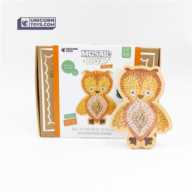 Neptune Mosaic NM60407 Owl Special Mosaicbox - Natural Stone Art DIY ...