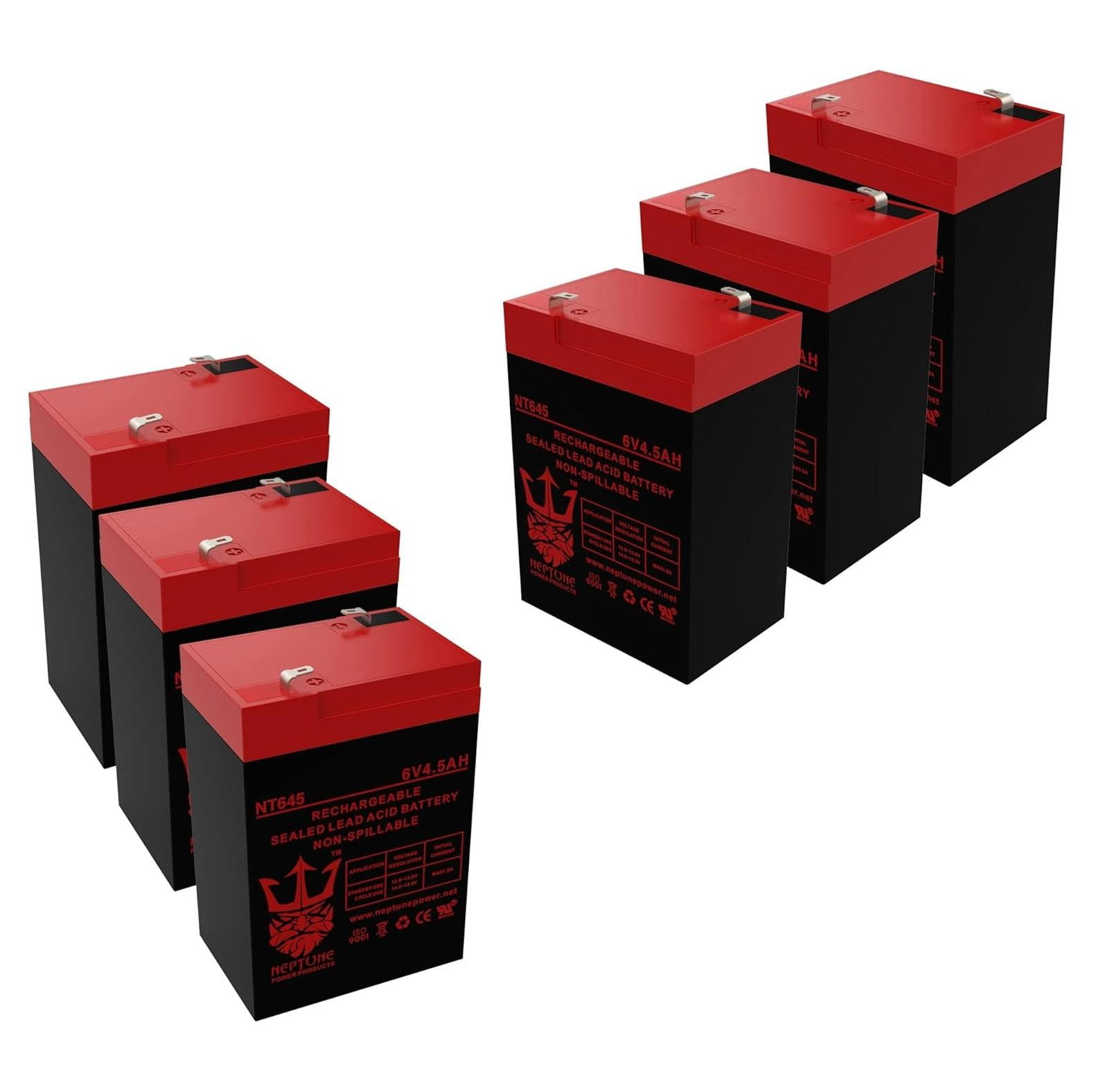 Neptune Replacement Emergency Lighting Battery for Dyna-Ray B6V4 6V 4 ...