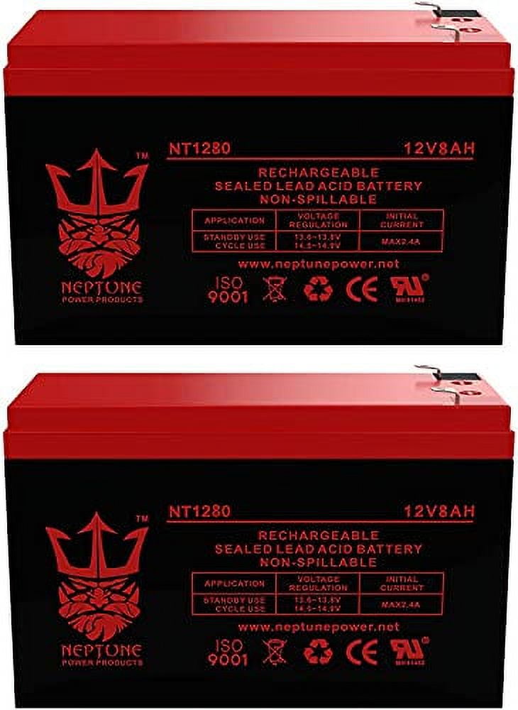 Neptune Replacement Razor RX200 Version 1+ Battery Upgrade 12V 8AH - 2 ...