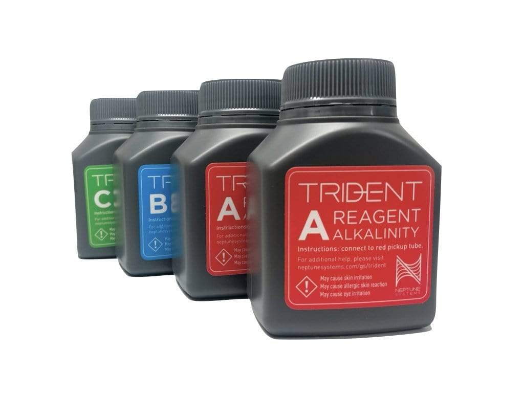 Neptune Systems TRIDENT 2-Month Reagent Kit with Alkalinity, Calcium ...