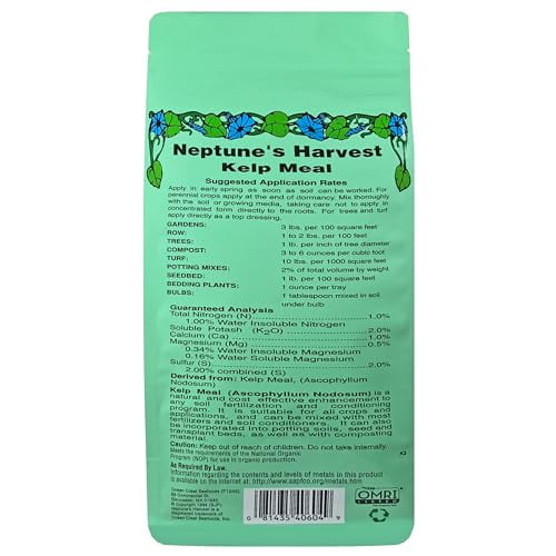 Neptune's Harvest Kelp Meal Multi-Purpose Plant Food 1-0-2, 4 lb ...