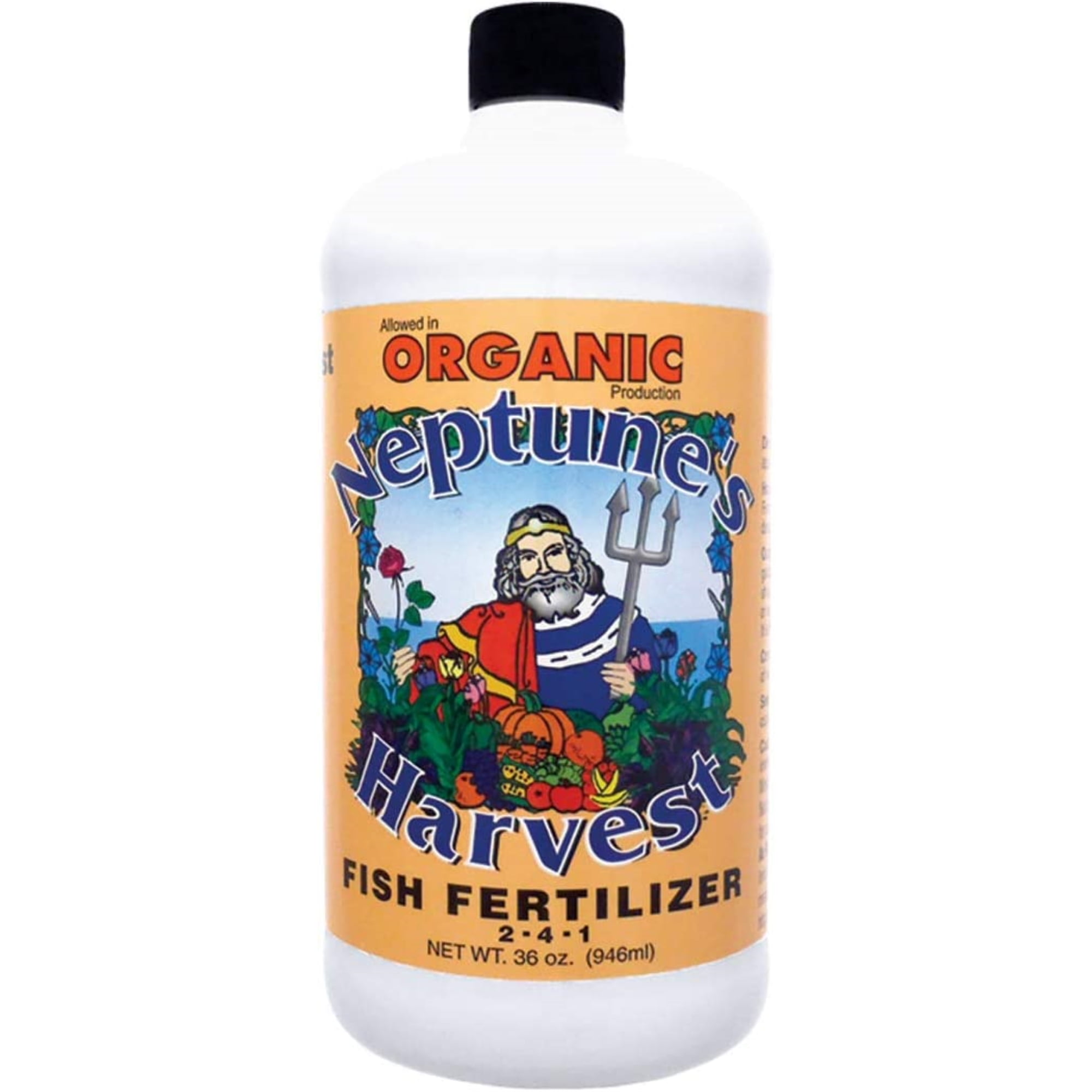 Neptunes Harvest Organic Fish Fertilizer, 2-4-1, Liquid Concentrate ...