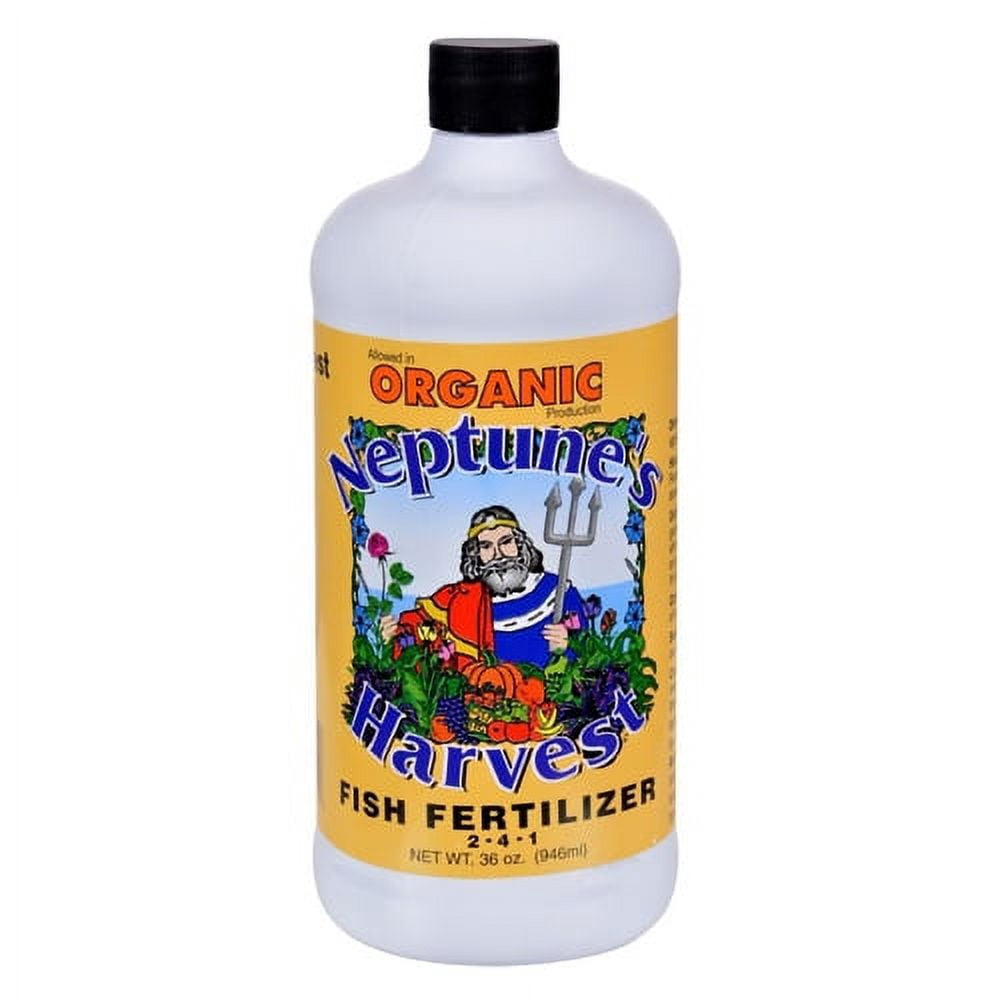 Neptunes Harvest Organic Fish Fertilizer 2-4-1, Plant Food, Proteins ...