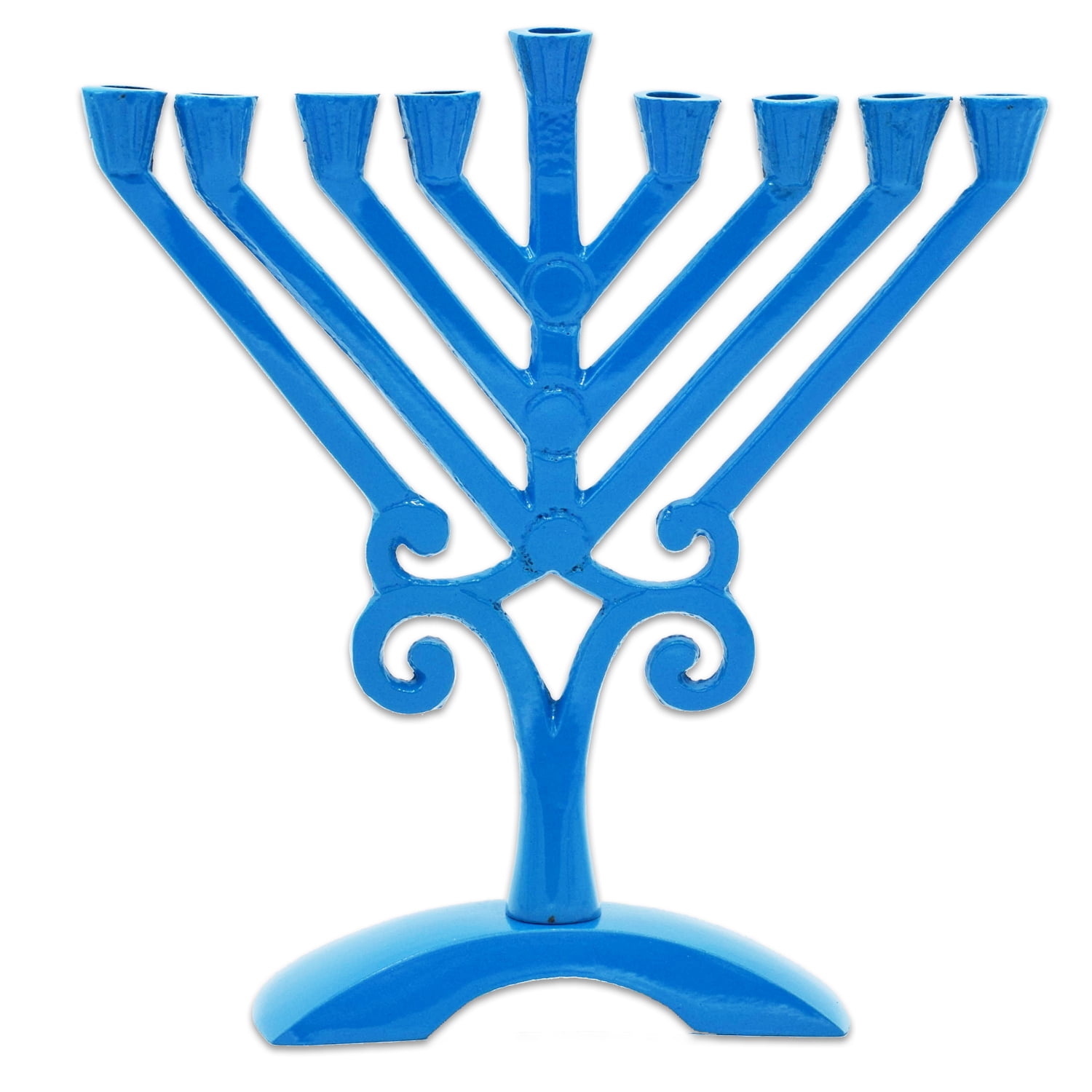 Ner Mitzvah, 6.5" Standard Size, Colored Triangle Hannukah Candle ...