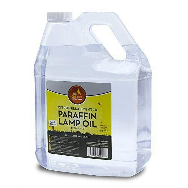 Ner Mitzvah Citronella Scented Lamp Oil, Indoor/Outdoor Lantern Fuel ...