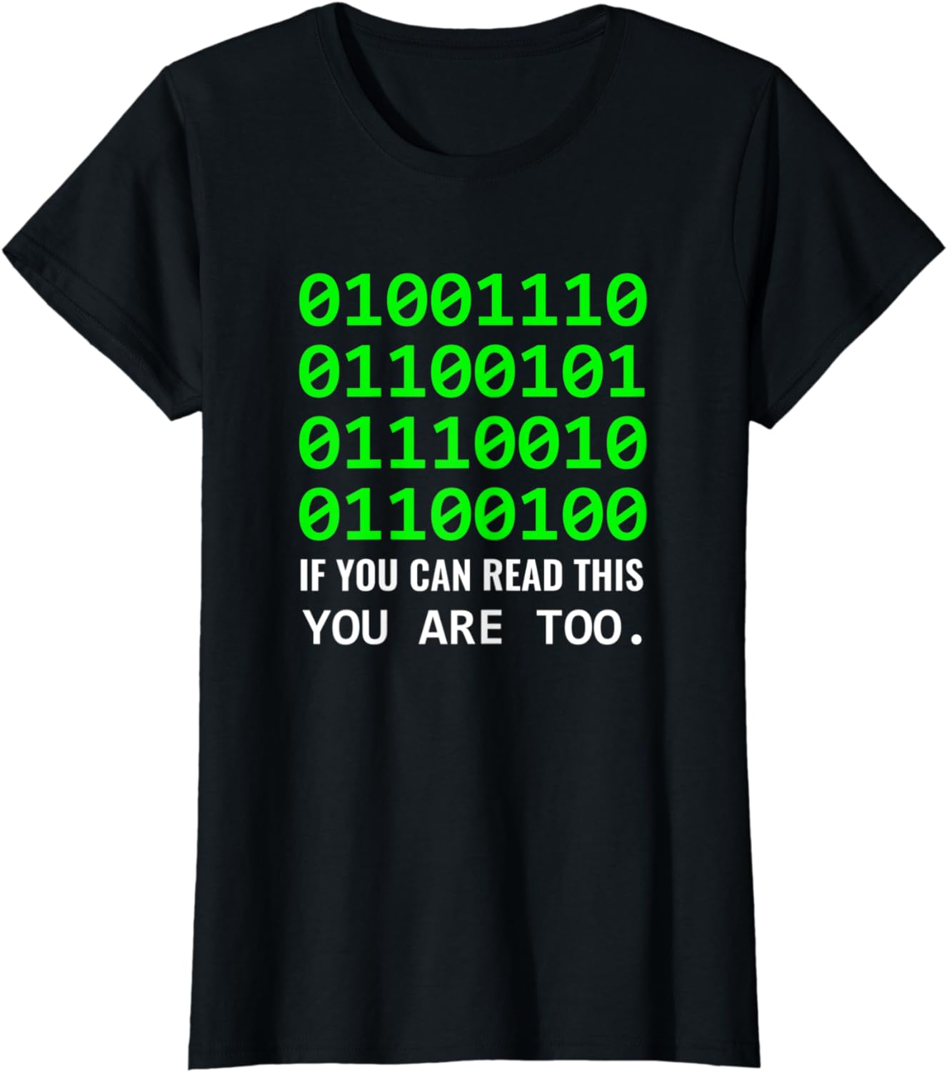 Nerd Computer Binary Code For Developer Geeks And Admins T Shirt