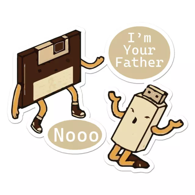 Nerd Geek I'M Your Father Sticker Phone Decal Water Bottle Stickers Car ...