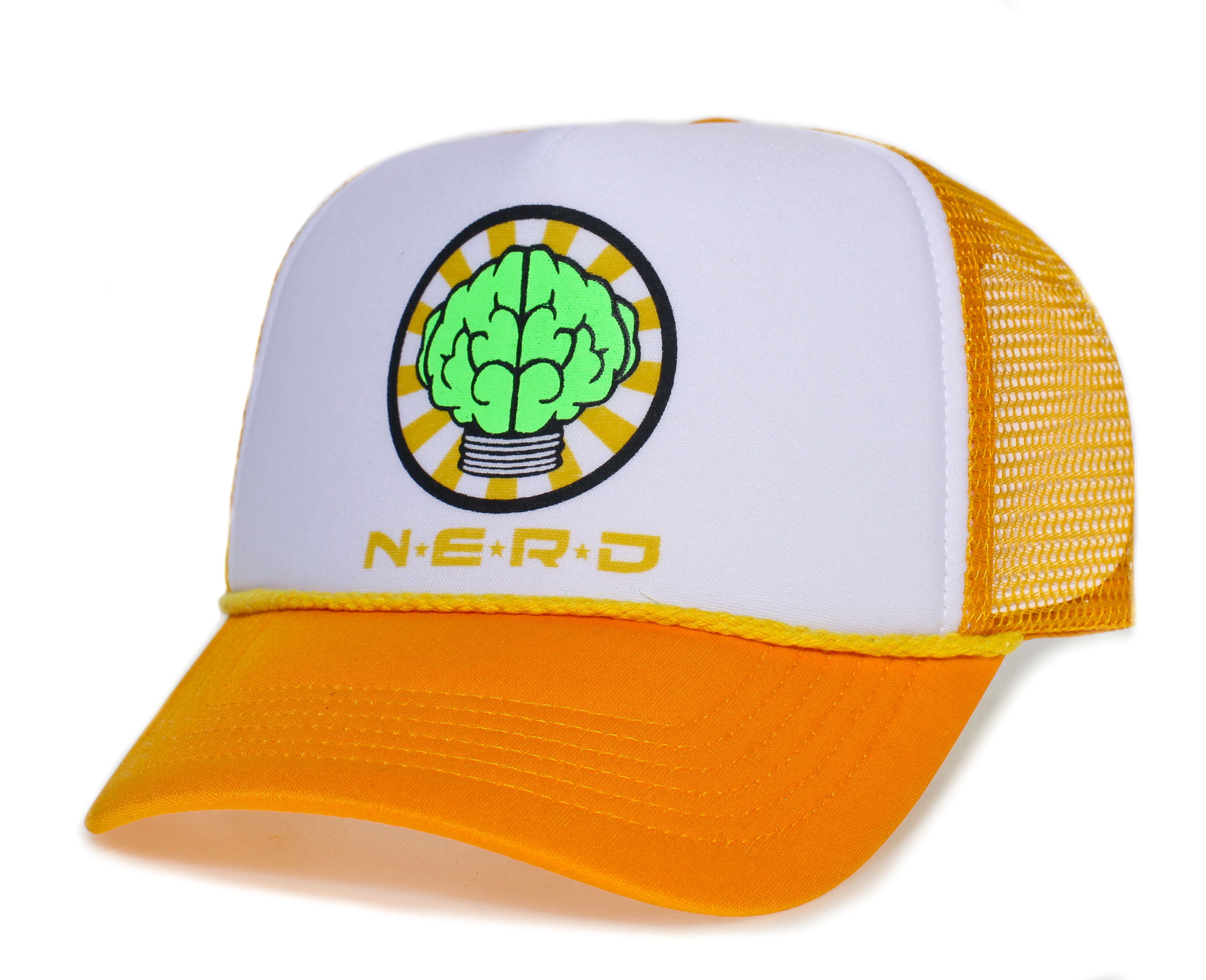 Nerd Trucker Hat Neptunes N*E*R*D N.E.R.D. Cap Adult One-Size Multi ...