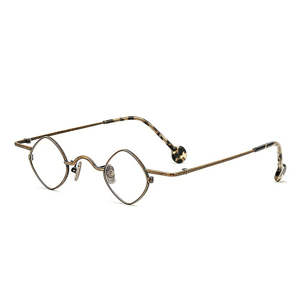 Nerd Vintage Super Small Square Eyeglass Frames Punk Style Lightweight ...