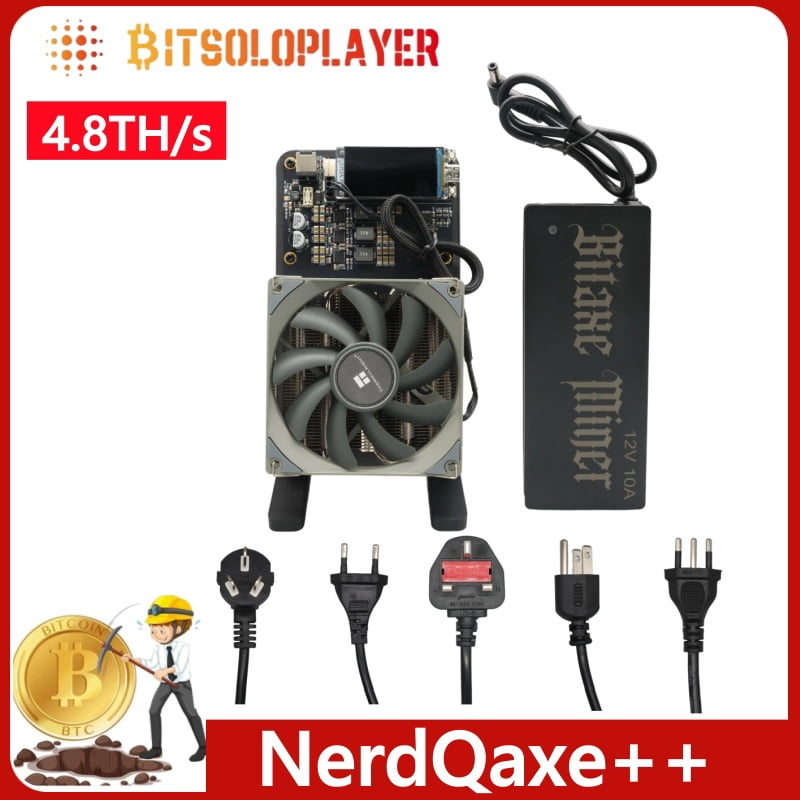 4.8TH/s Bitaxe NerdQaxe++ Bitcoin Lottery Miner with 4Pcs BM1370 ASIC ...