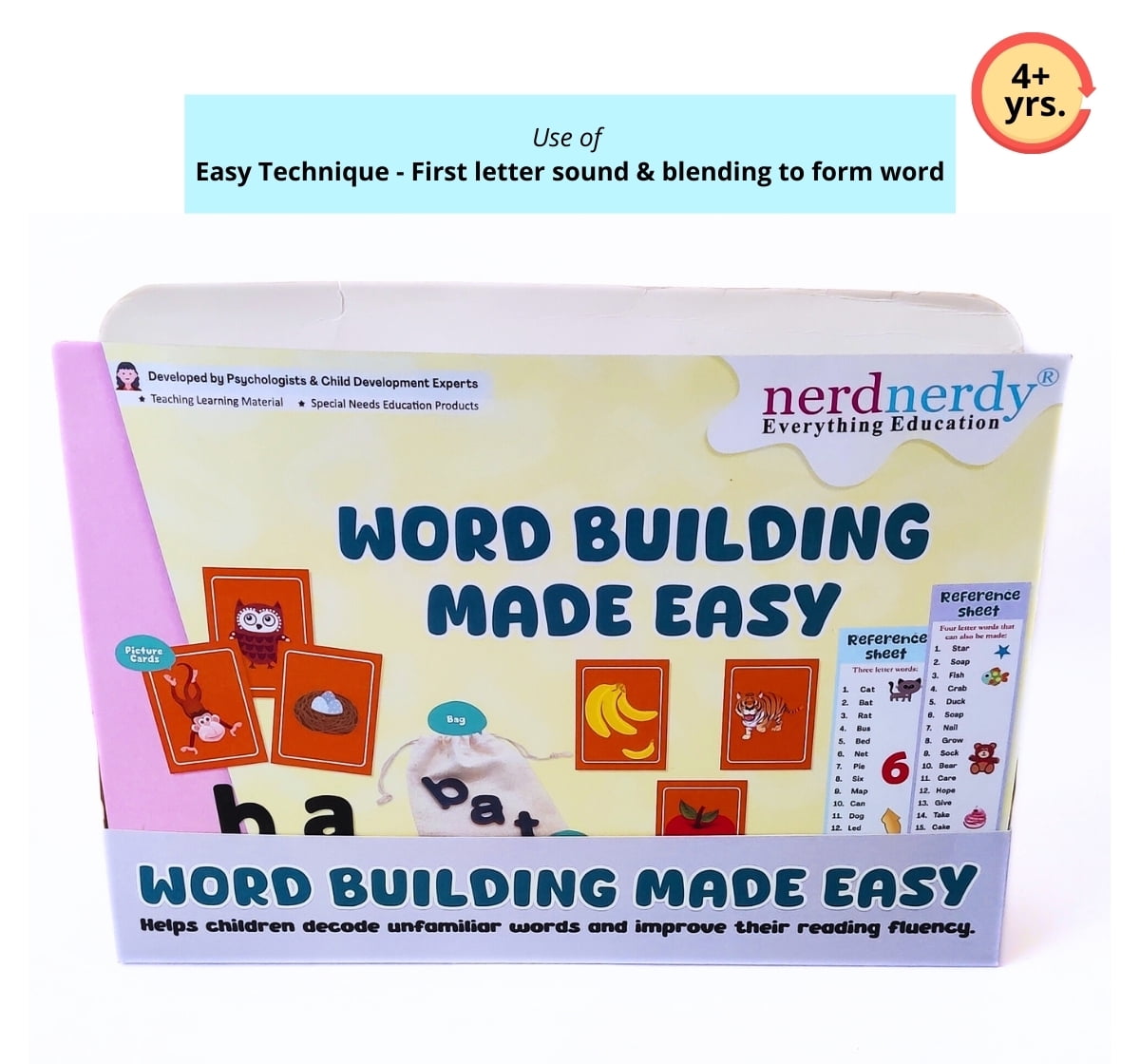 NerdNerdy Wordworks-Word Building Made Easy/helps children decode ...