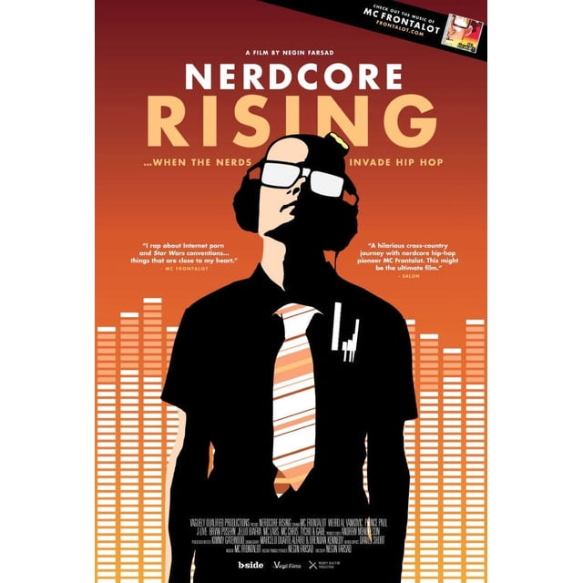 Nerdcore Rising Movie Poster 24x36 Art Poster 24x36 Multi-Color Square ...