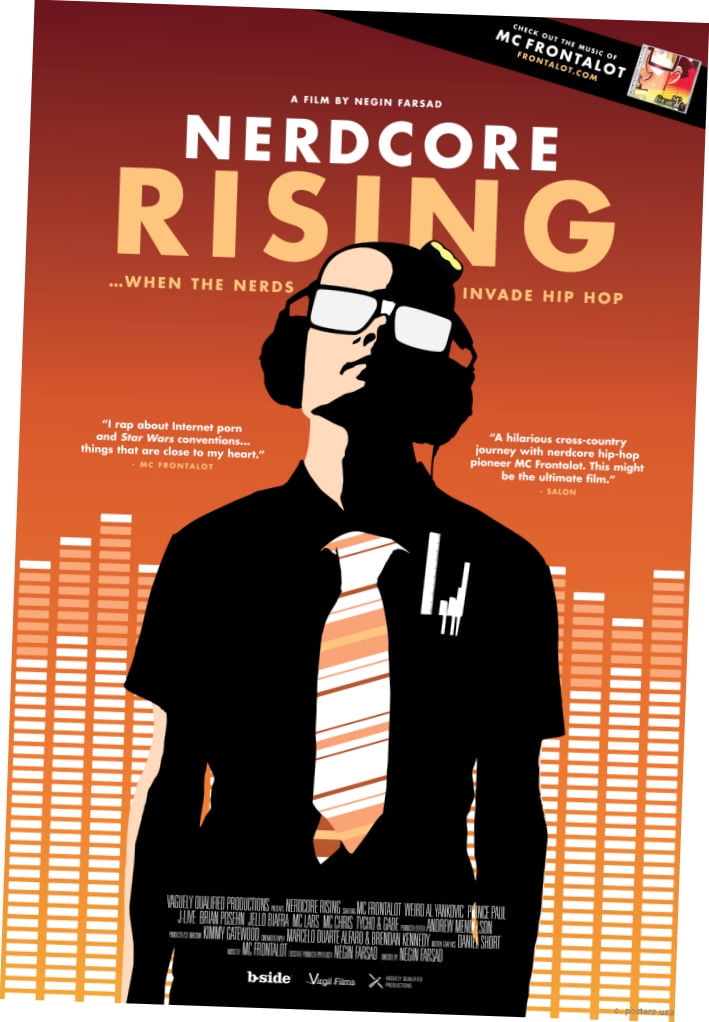 Nerdcore Rising poster Metal Sign 8inx 12in Print on Metal 8x12 Square ...
