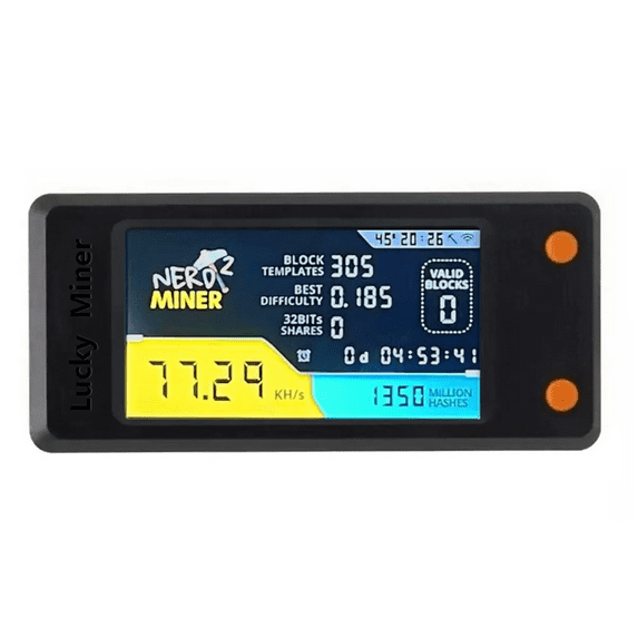 Nerdminer V2 78KH/S BTC Solo Lottery Miner with LCD Display Bitcoin BTC ...