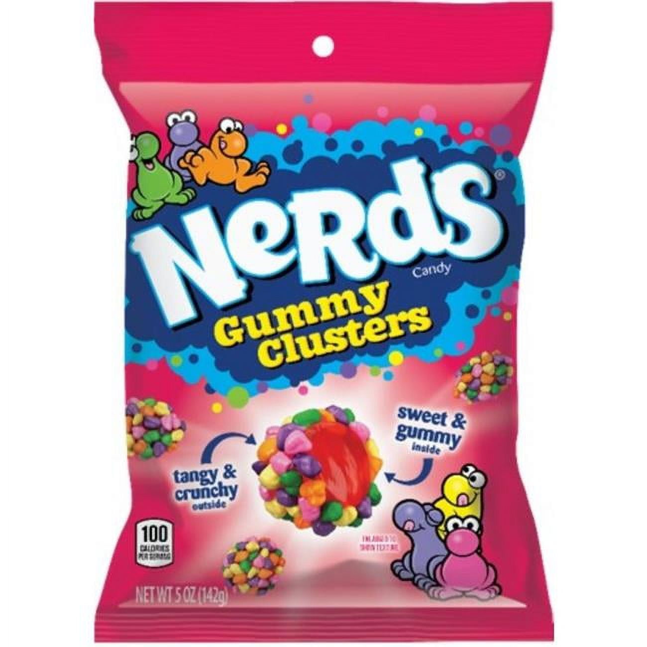 Nerds 5 oz Gummy Clusters Fruity Candy - Pack of 12 - Walmart.com