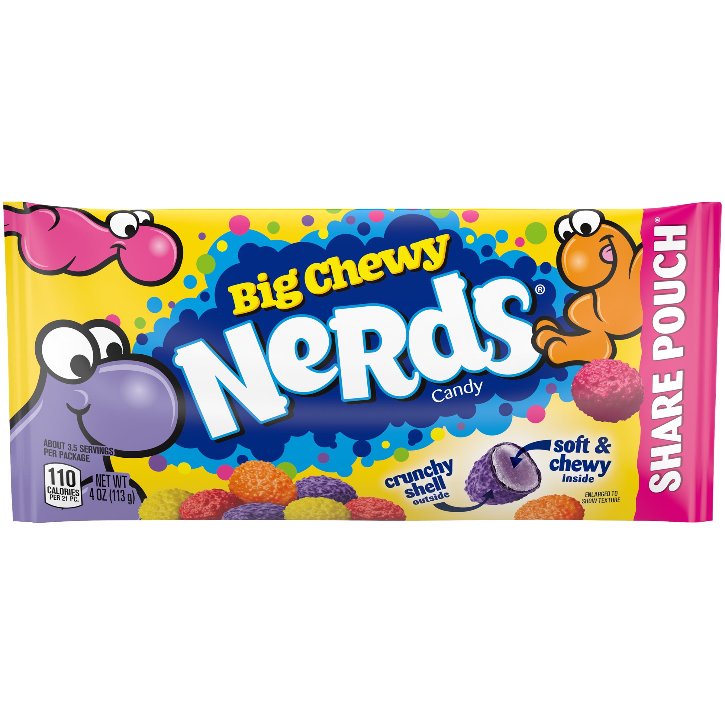 Nerds Big Chewy Fruit Flavored Candy, 4oz - Walmart.com