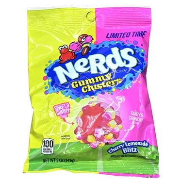 Nerds Cherry Lemonade Gummy Clusters 5 Ounce Peg - Walmart.com