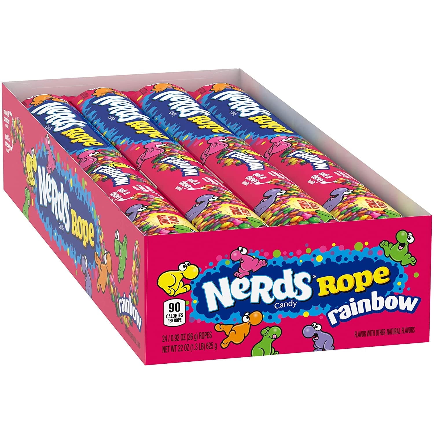 Nerds Rope Rainbow 24 ct x 26g - Walmart.com