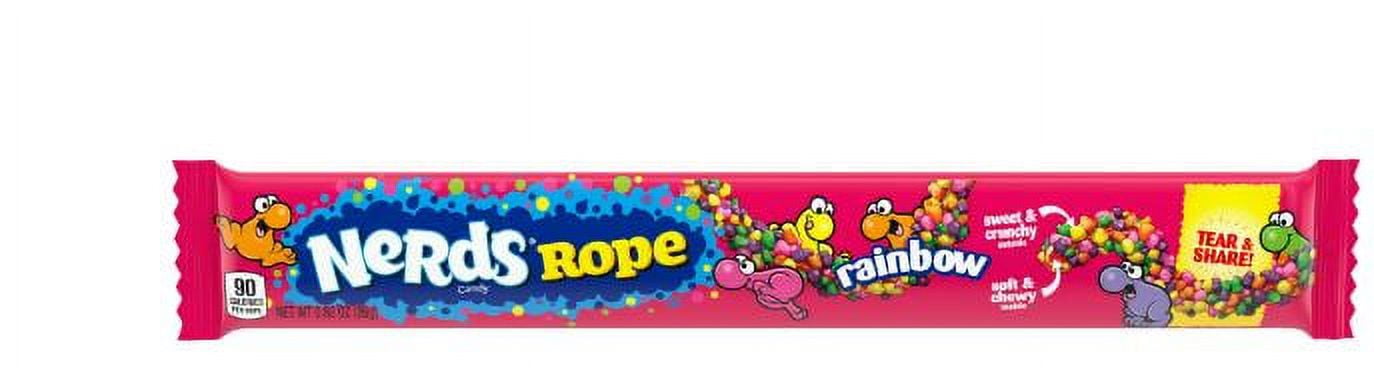 Nerds Rope Gummy & Crunchy Rainbow Candy, 0.92 oz - Walmart.com