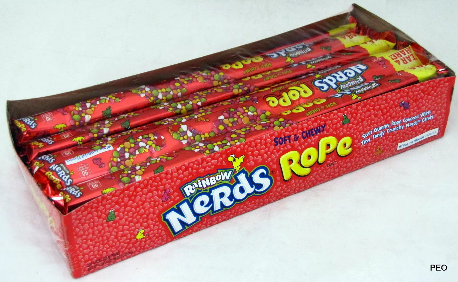 Nerds Rope Rainbow Soft Chewy Gummy Taffy Nerd Candy Ropes Bulk Candies ...