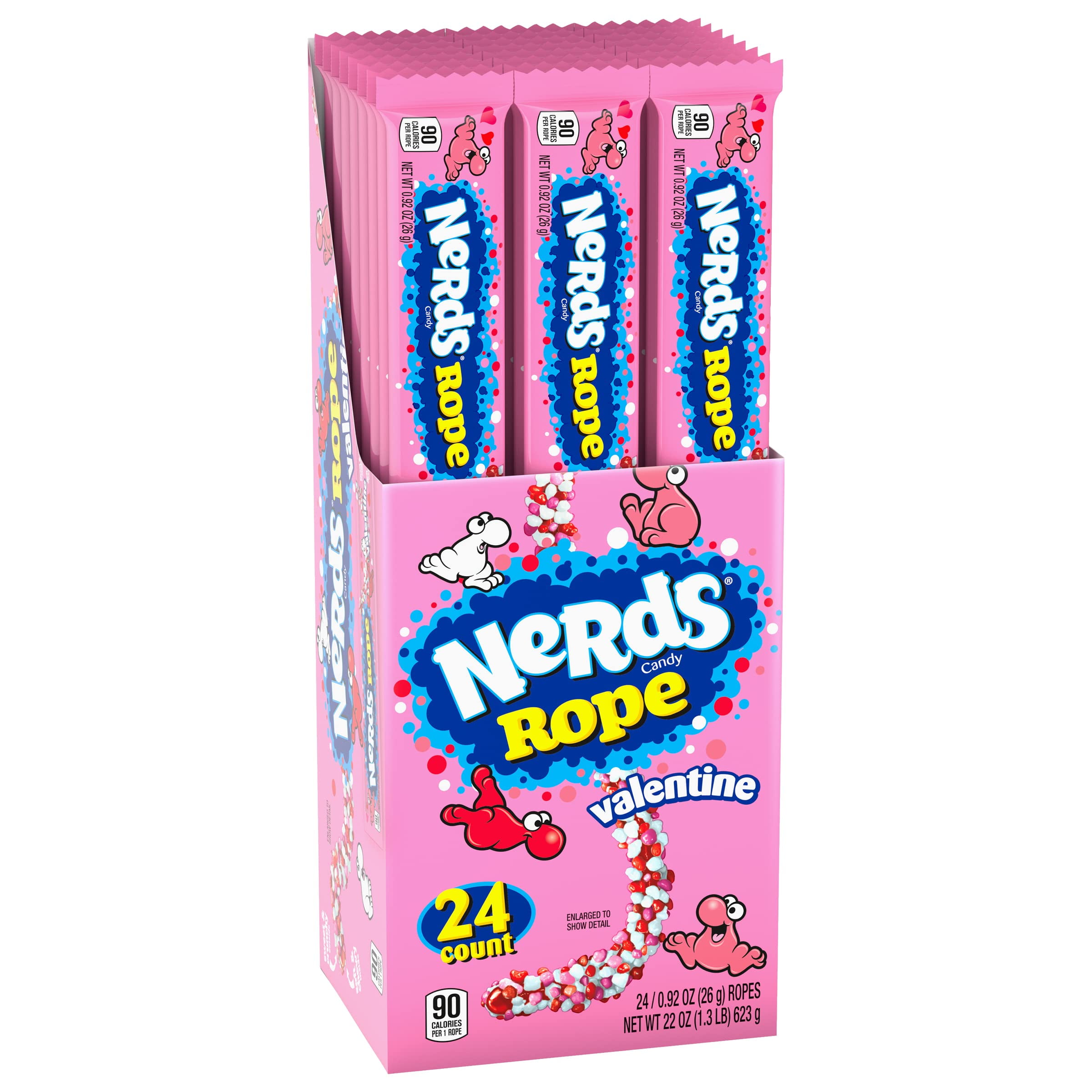 Nerds Rope Valentine Candy | Sweet And Sour Candy Individually Wrapped ...