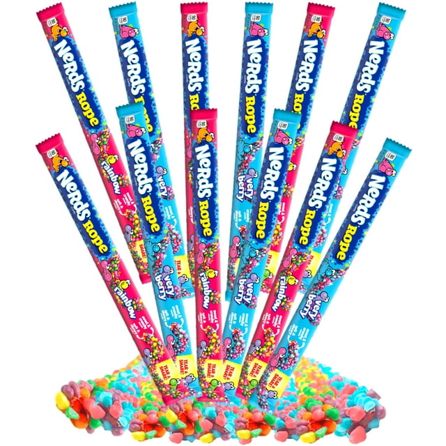 Nerds Candy Rope Variety Pack - Chewy & Crunchy Candy Treat - Walmart.com