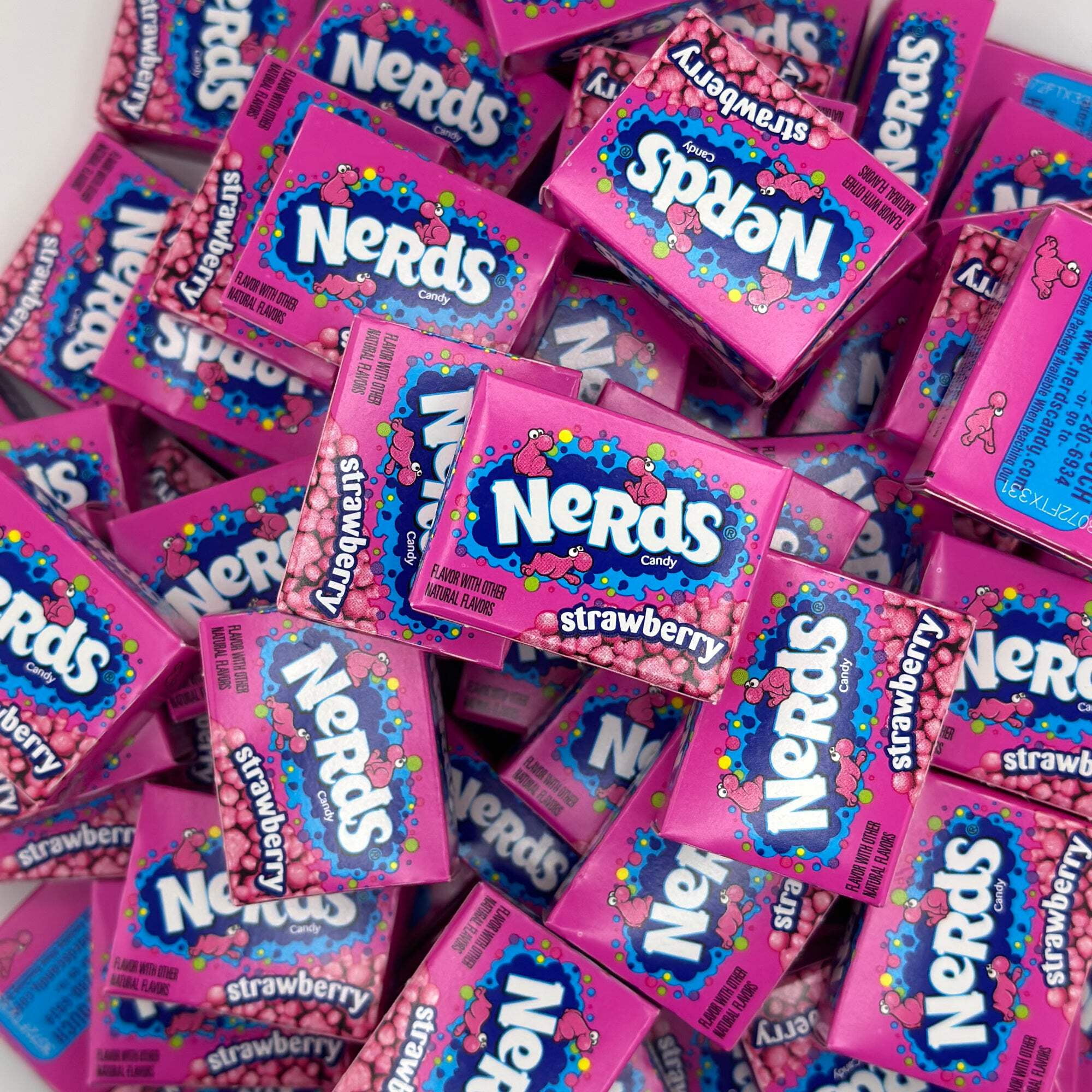 Nerds Strawberry Treatsize Candy Bulk 2LB Bag of Strawberry Nerds Bulk ...