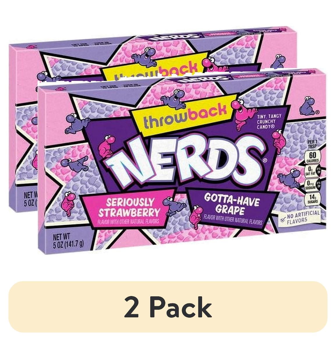 (2 pack) Nerds Throwback Seriously Strawberry & Gotta-Have Grape ...