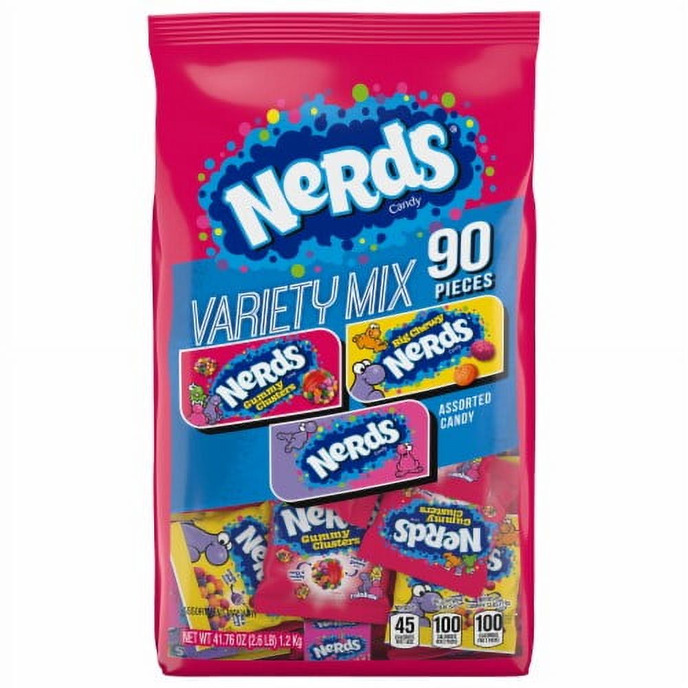 Nerds Variety Mix, Individually Wrapped Assorted Candy, 41.76 Ounce (90 ...