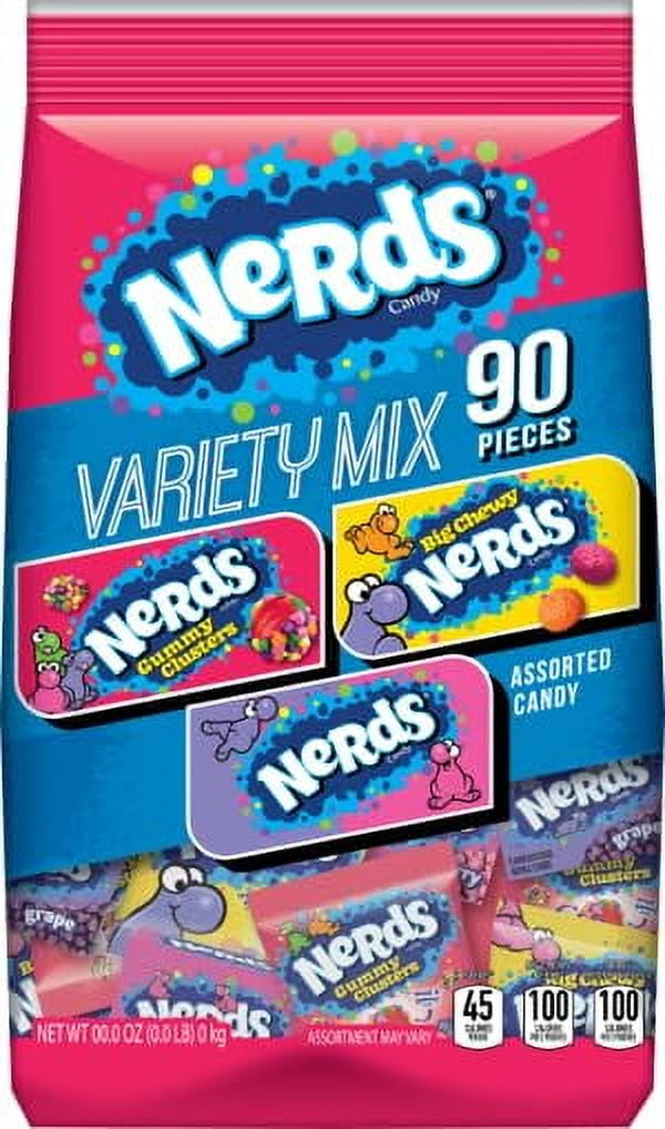Nerds Variety Mix, Individually Wrapped Assorted Candy, 41.76 Ounce (90 ...