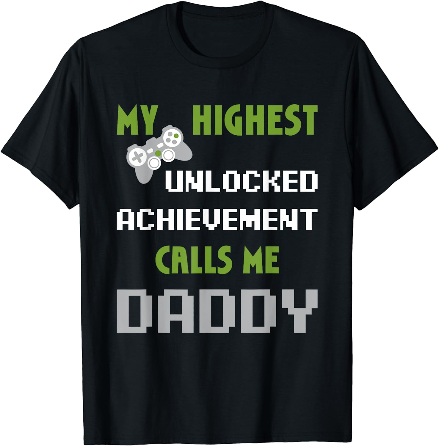 Nerdy Funny Father Day Gamer Dad Daddy Men Love Video Gaming T-Shirt ...