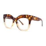 Nerdy Oversized Thick Plastic Horn Rim Blue Light Filter Computer ...