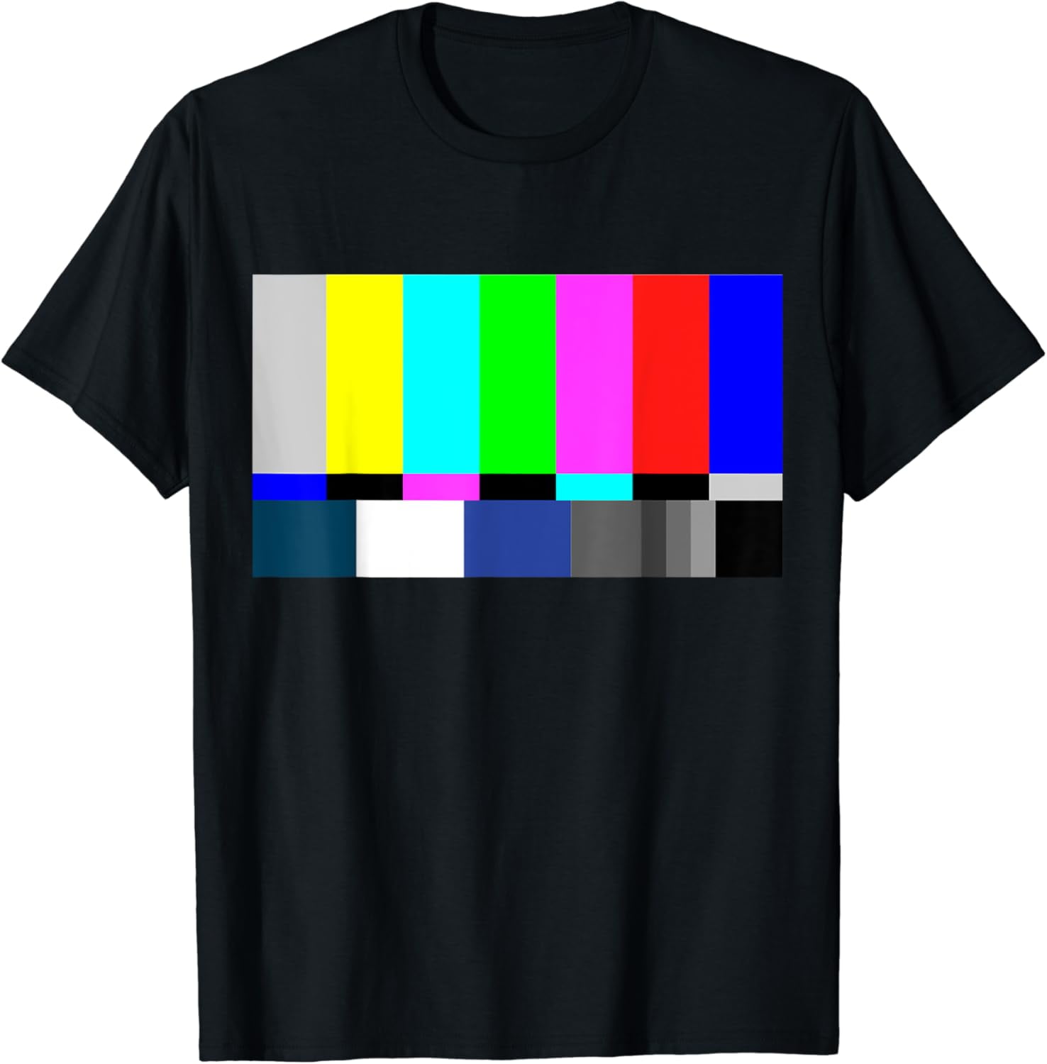 Nerdy Sheldon TV Test Pattern Color Geek Gift T-Shirt - Walmart.com