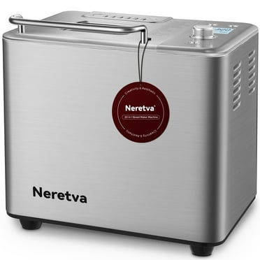 Neretva Bread Maker, [20-IN-1 & Dual Heater & 2LB]Smallest Size Bread ...