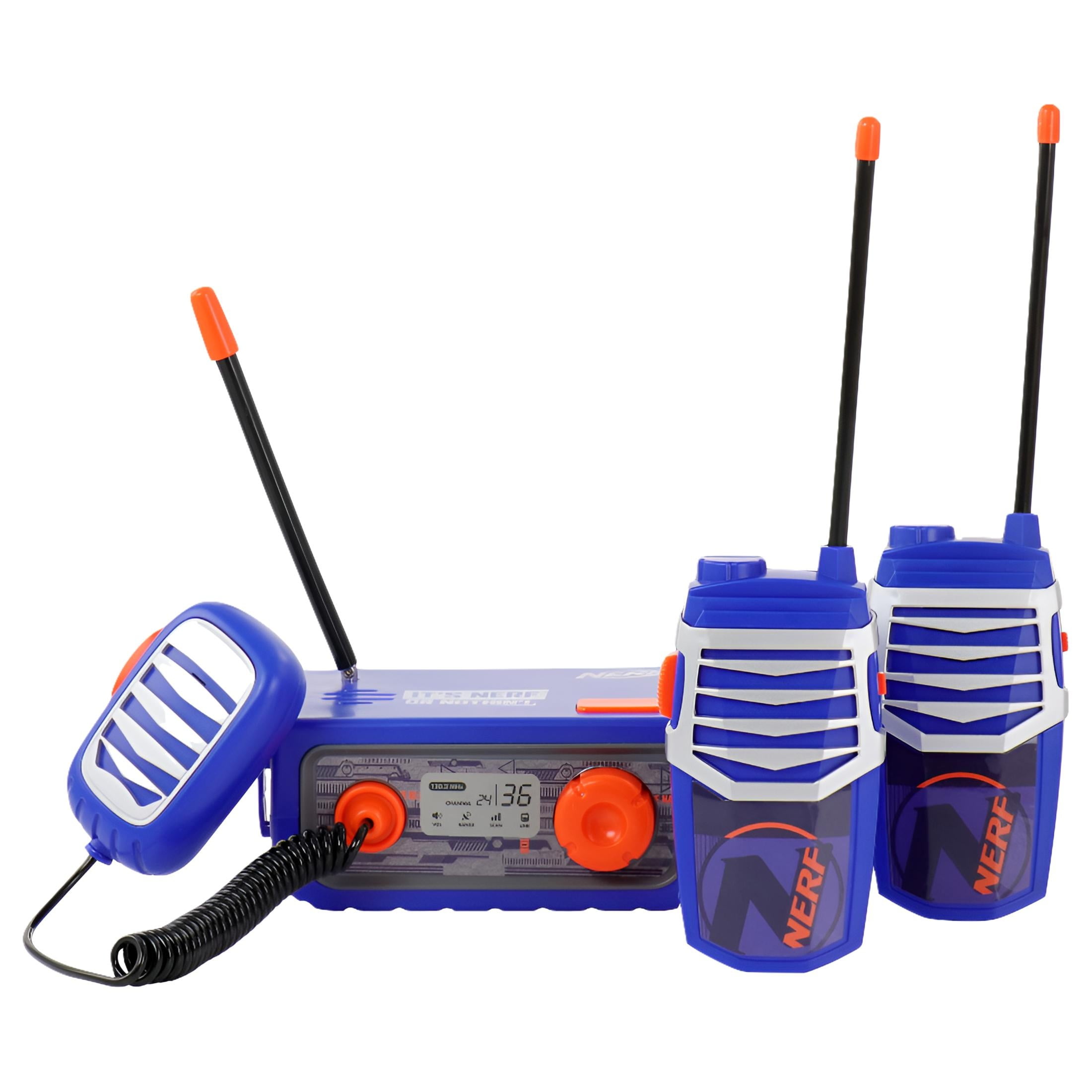 Nerf 3-Way Walkie Talkie Base Station Kit - Walmart.com