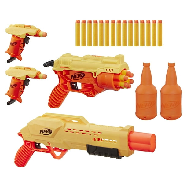 Nerf Alpha Strike Mission Ops Set, 4 Blasters, 2 Half-Targets, 25 Nerf Darts - Walmart Business ...