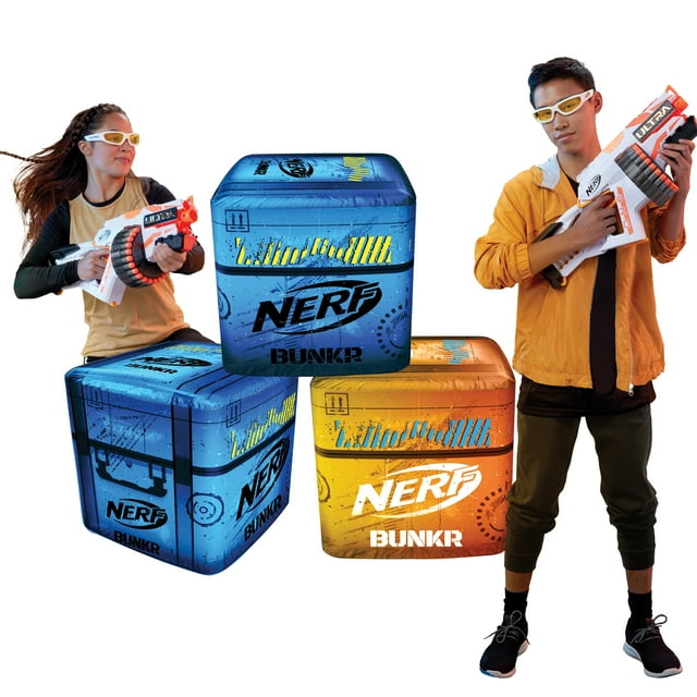 Nerf Bunkr Go Battle Set (3 Pack) - Walmart.com